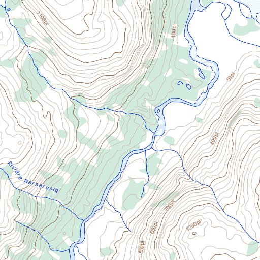 Salluit, QC (035J04 Toporama) Map by Natural Resources Canada | Avenza Maps