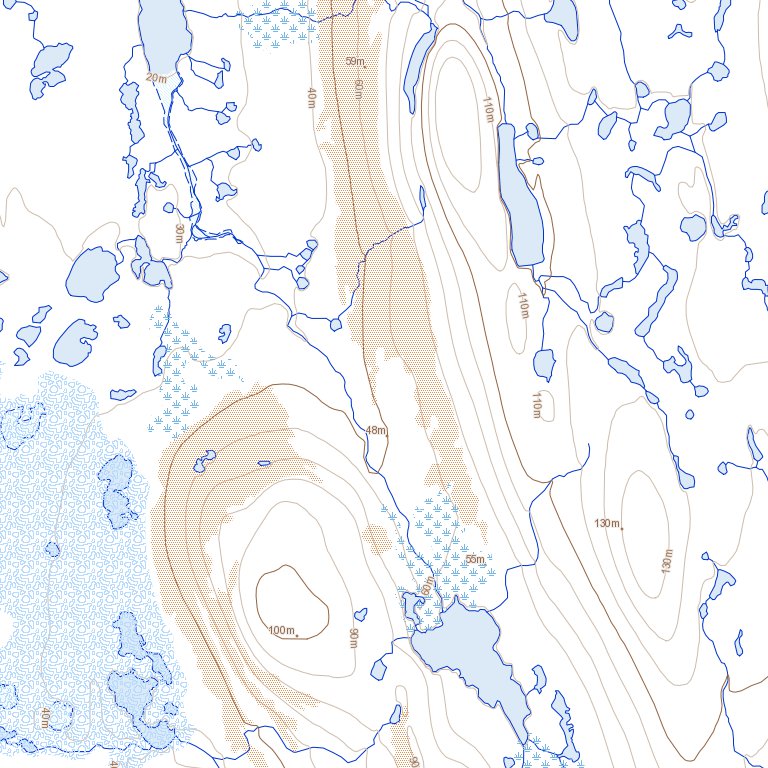 Neergaard Lake (037F04 Toporama) Map by Natural Resources Canada ...