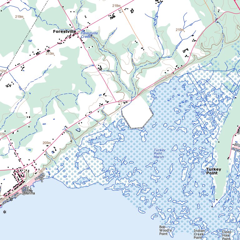 Long Point, ON (040I09 Toporama) Map by Natural Resources Canada ...