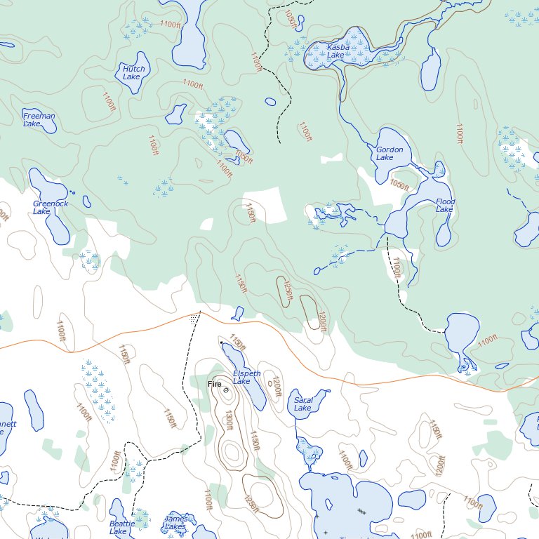 Watabeag River, ON (042A07 Toporama) Map by Natural Resources Canada ...