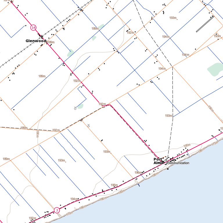 Wheatley, ON (040J01 Toporama) Map by Natural Resources Canada | Avenza ...