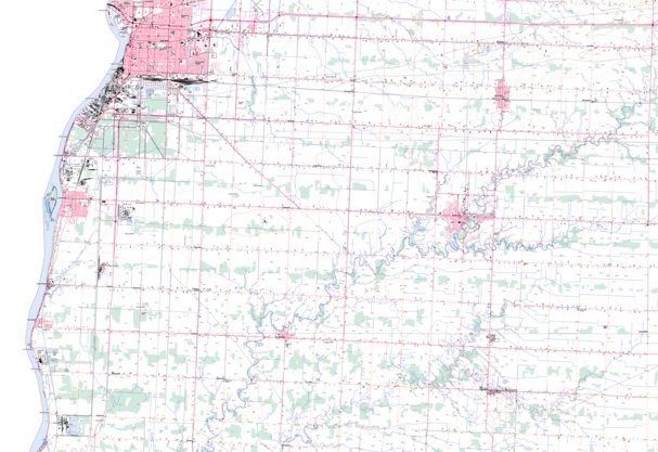 Sarnia, ON (040J16 Toporama) Map by Natural Resources Canada | Avenza Maps