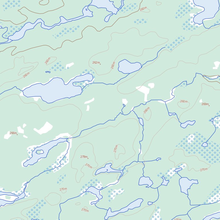 Richter Lake, ON (043D04 Toporama) Map by Natural Resources Canada ...