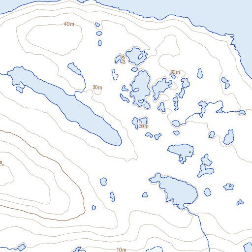 Opposite Island (046G14 Toporama) Map by Natural Resources Canada ...