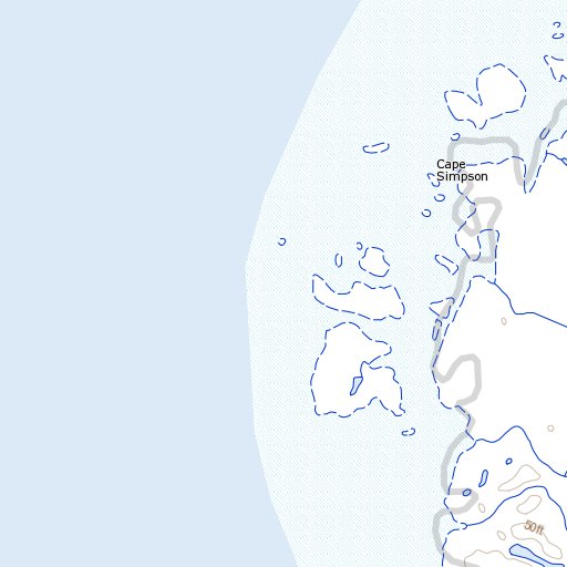 Cape Simpson, NU (046M06 Toporama) Map by Natural Resources Canada ...