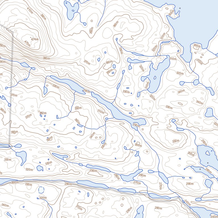 Unnamed, NU (047C08 Toporama) Map by Natural Resources Canada | Avenza Maps