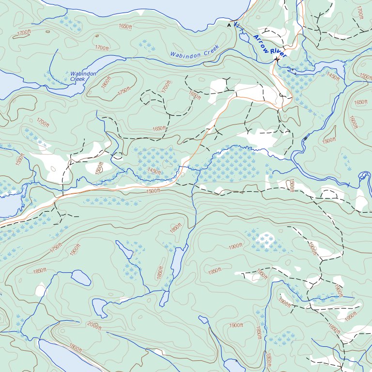 Arrow Lake, ON (052B01 Toporama) Map by Natural Resources Canada ...