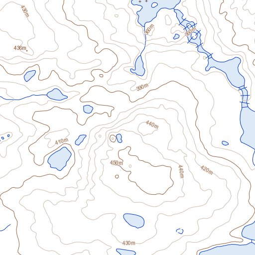 Unnamed, NU (046N16 Toporama) Map by Natural Resources Canada | Avenza Maps