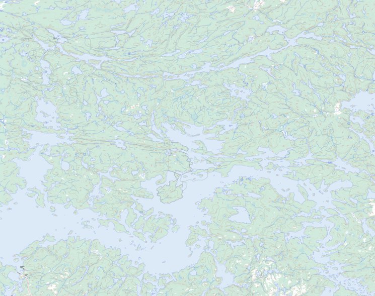 Umfreville Lake, ON (052L07 Toporama) Map by Natural Resources Canada ...
