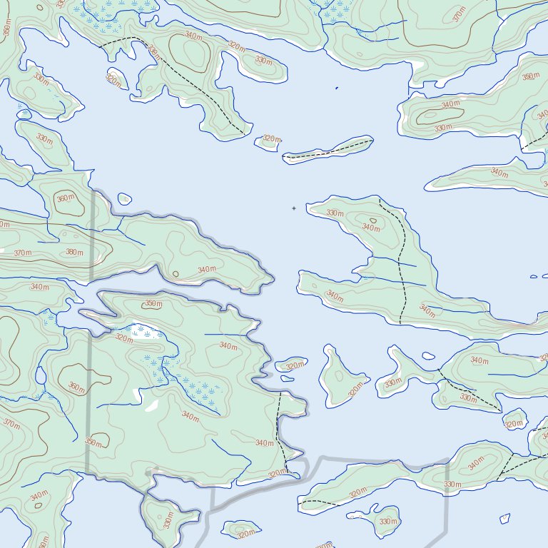 Umfreville Lake, ON (052L07 Toporama) Map by Natural Resources Canada ...