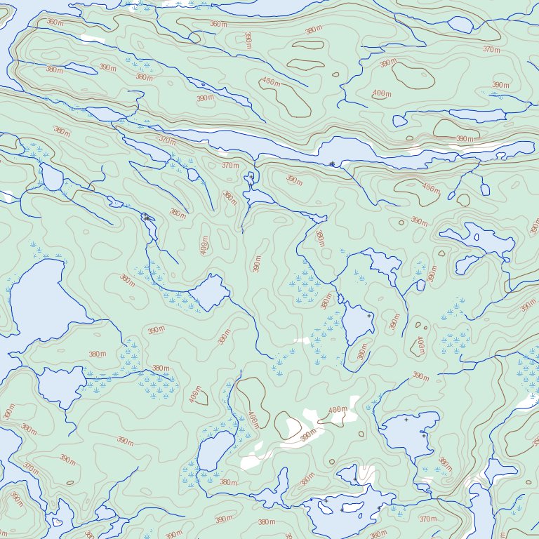 Umfreville Lake, ON (052L07 Toporama) Map by Natural Resources Canada ...