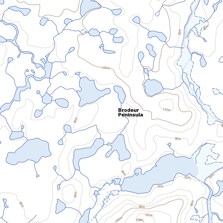 Brodeur Peninsula (047G05 Toporama) Map by Natural Resources Canada ...