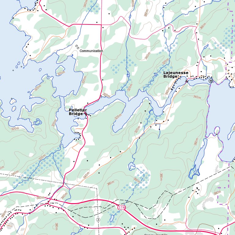 Kenora, ON (052E16 Toporama) Map by Natural Resources Canada | Avenza Maps