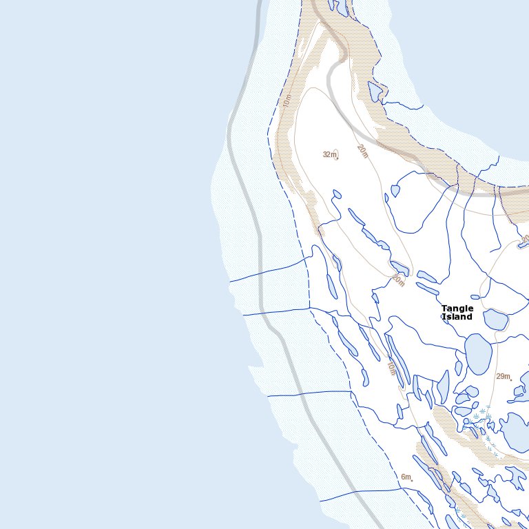 Tangle Island (047D08 Toporama) Map by Natural Resources Canada ...