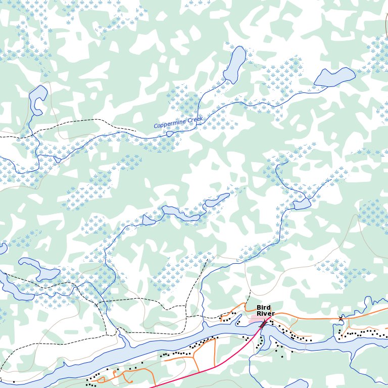Pointe Du Bois, MB (052L05 Toporama) Map by Natural Resources Canada ...