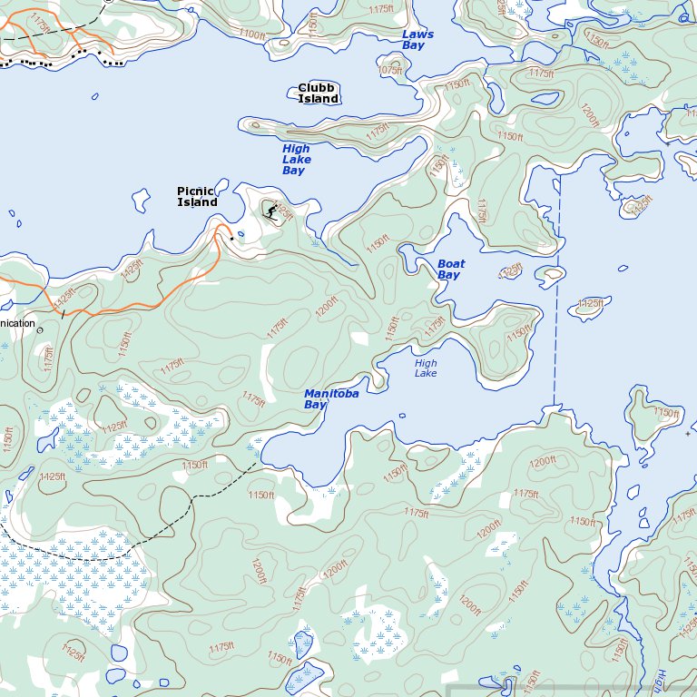 Falcon Lake, MB (052E11 Toporama) Map by Natural Resources Canada ...