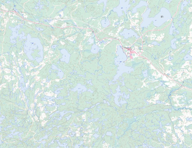 Ignace, ON (052G05 Toporama) Map by Natural Resources Canada | Avenza Maps