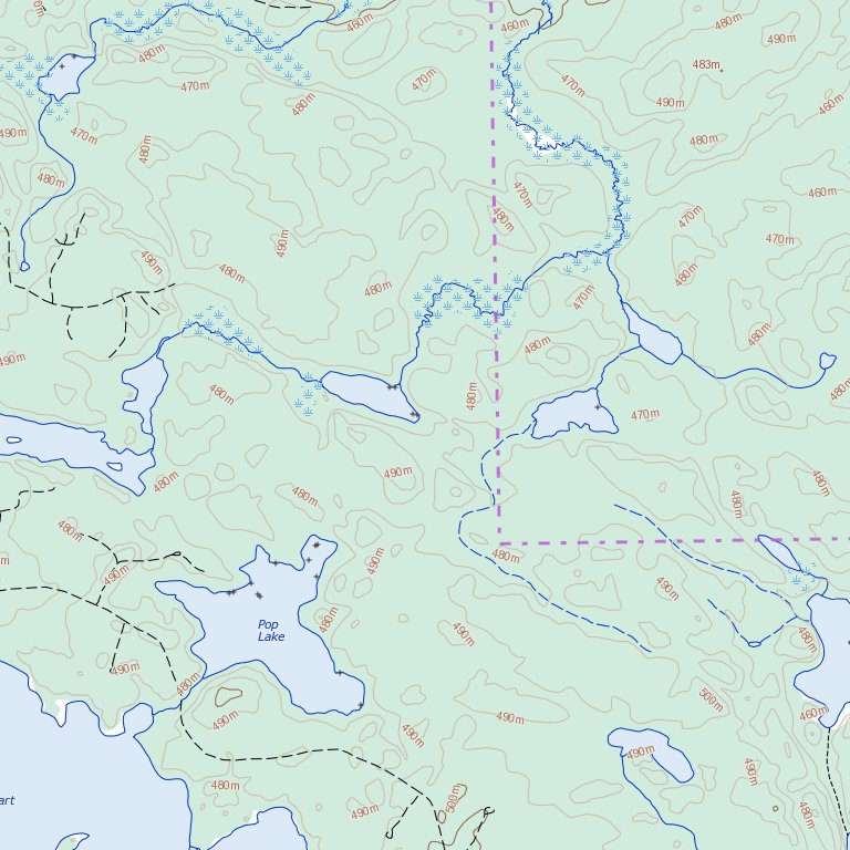 Ignace, ON (052G05 Toporama) Map by Natural Resources Canada | Avenza Maps