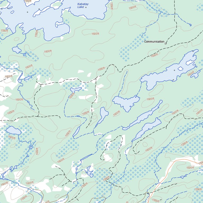 Burchell Lake (052B10 Toporama) Map by Natural Resources Canada ...
