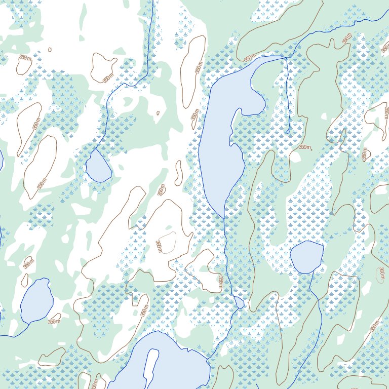 Windigo Lake, ON (053B12 Toporama) Map by Natural Resources Canada ...