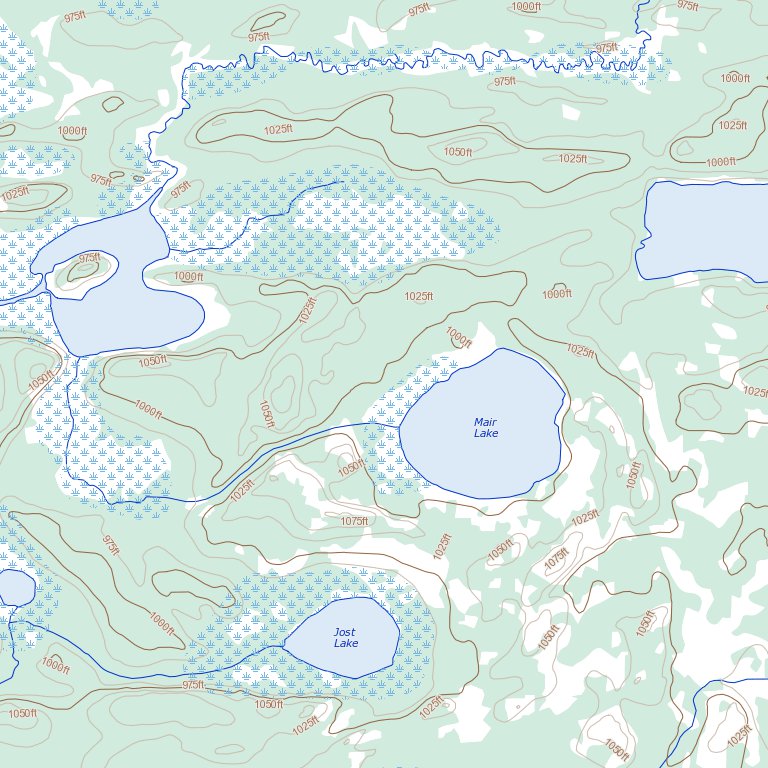 Gorman Lake, MB (053E02 Toporama) Map by Natural Resources Canada ...