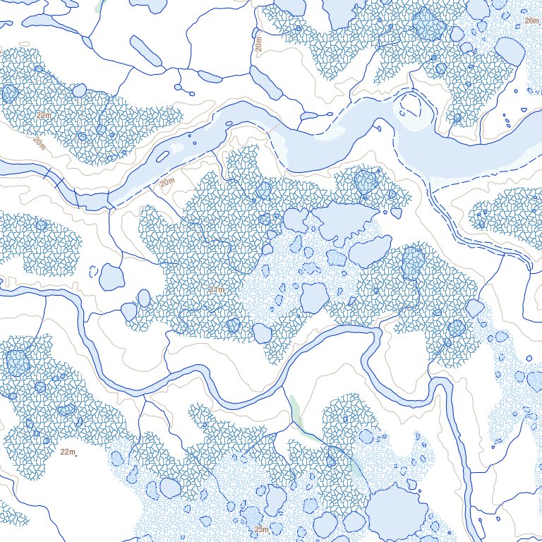 Castor And Pollux River, NU (057B07 Toporama) Map by Natural Resources ...