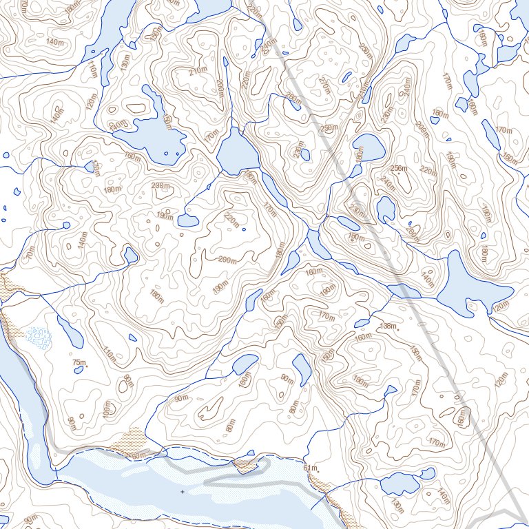 Cameron Lake (057A02 Toporama) Map by Natural Resources Canada | Avenza ...