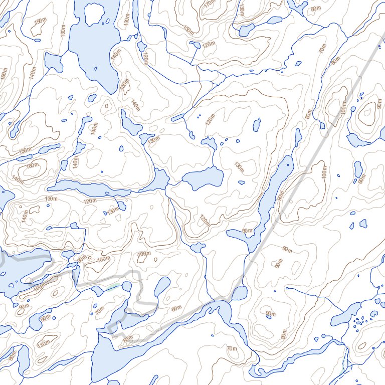 Unnamed, NU (057A14 Toporama) Map by Natural Resources Canada | Avenza Maps