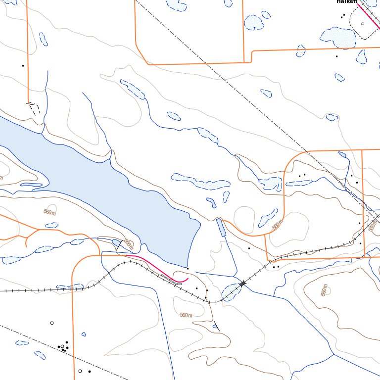 Hitchcock, SK (062E03 Toporama) Map by Natural Resources Canada ...