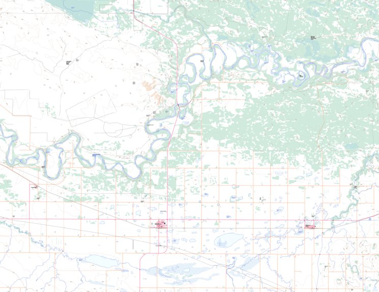 Glenboro, MB (062G11 Toporama) Map by Natural Resources Canada | Avenza ...