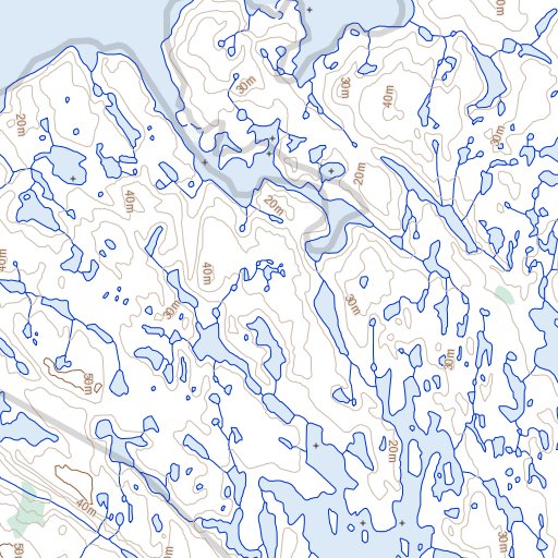 Round Island, NU (055N13 Toporama) Map by Natural Resources Canada ...