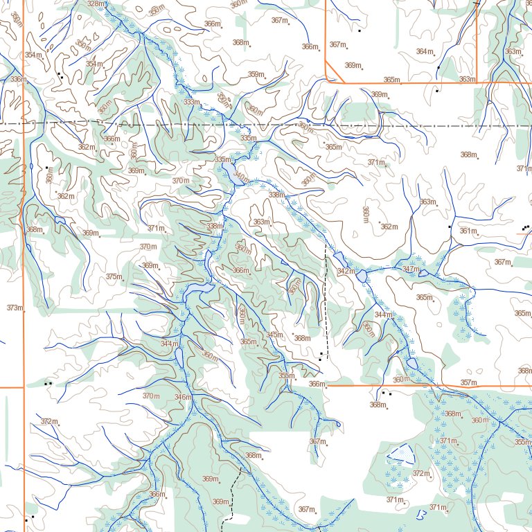 Macgregor, MB (062G15 Toporama) Map by Natural Resources Canada ...