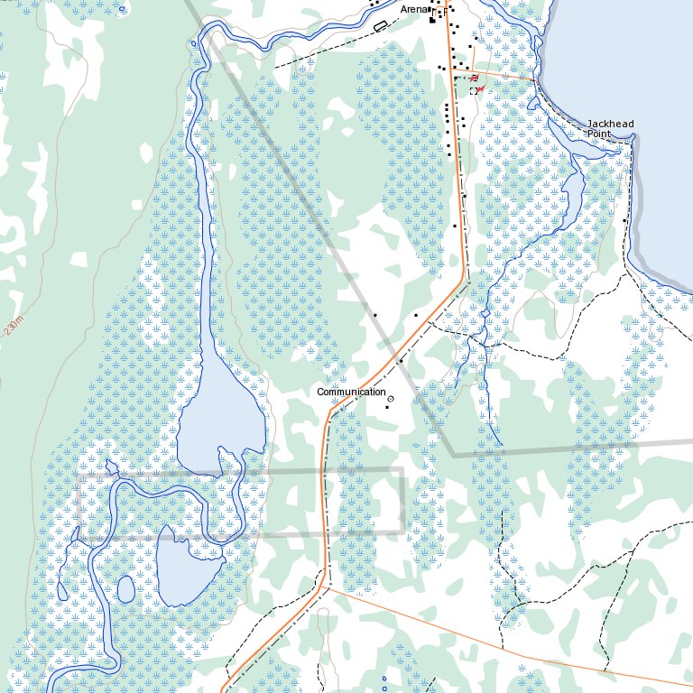 Jackhead, MB (062P14 Toporama) Map by Natural Resources Canada | Avenza ...
