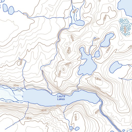 Separation Point, NU (058G02 Toporama) Map by Natural Resources Canada ...