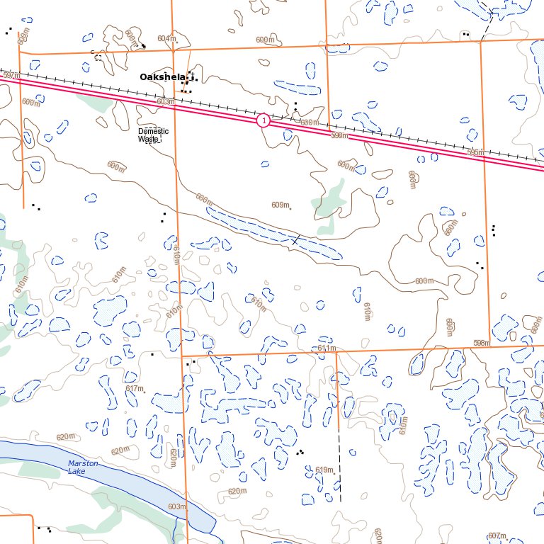 Grenfell, SK (062L07 Toporama) Map by Natural Resources Canada | Avenza ...