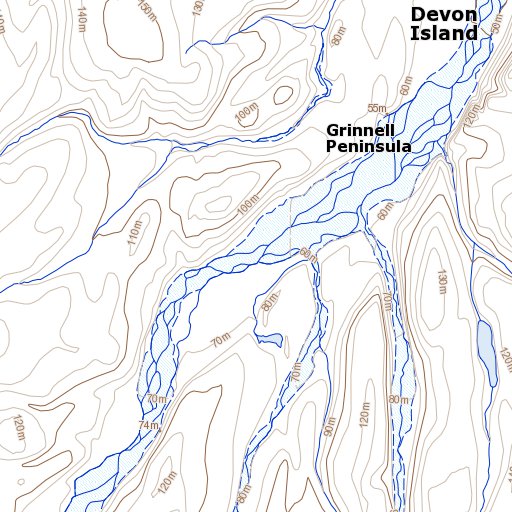 Princess Royal Island (059B14 Toporama) Map by Natural Resources Canada ...