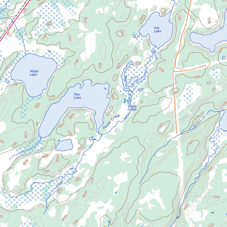 Hambone Lake (063O08 Toporama) Map by Natural Resources Canada | Avenza ...