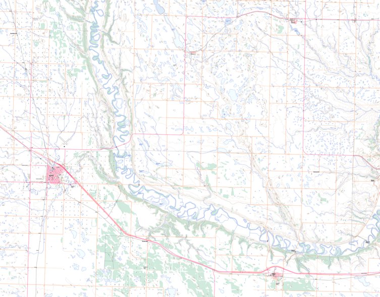 Virden, MB (062F15 Toporama) Map by Natural Resources Canada | Avenza Maps