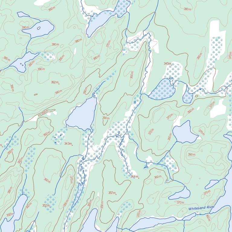 Carswell Lake, MB (064F04 Toporama) Map by Natural Resources Canada ...