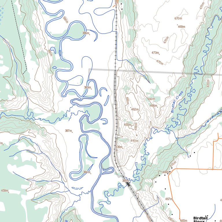 Birtle, MB (062K06 Toporama) Map by Natural Resources Canada | Avenza Maps