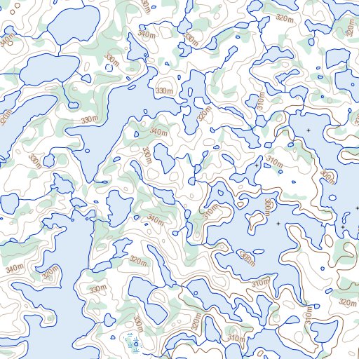 Esker Island (065B05 Toporama) Map by Natural Resources Canada | Avenza ...