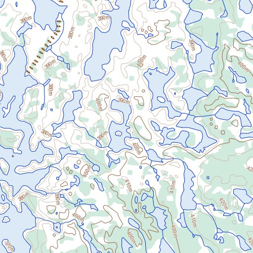 Tabane Lake, NU (065C12 Toporama) Map by Natural Resources Canada ...