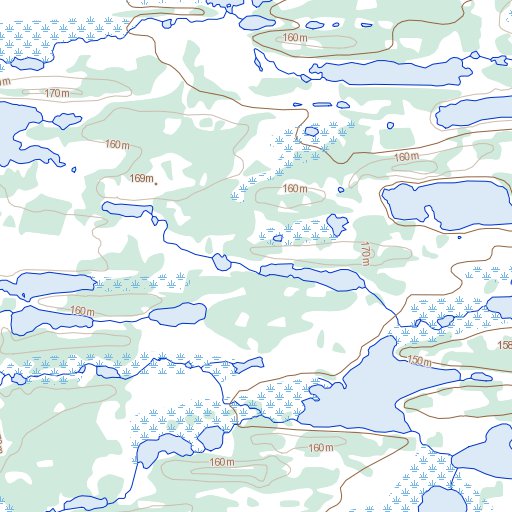 Ray Lake, NU (065H01 Toporama) Map by Natural Resources Canada | Avenza ...