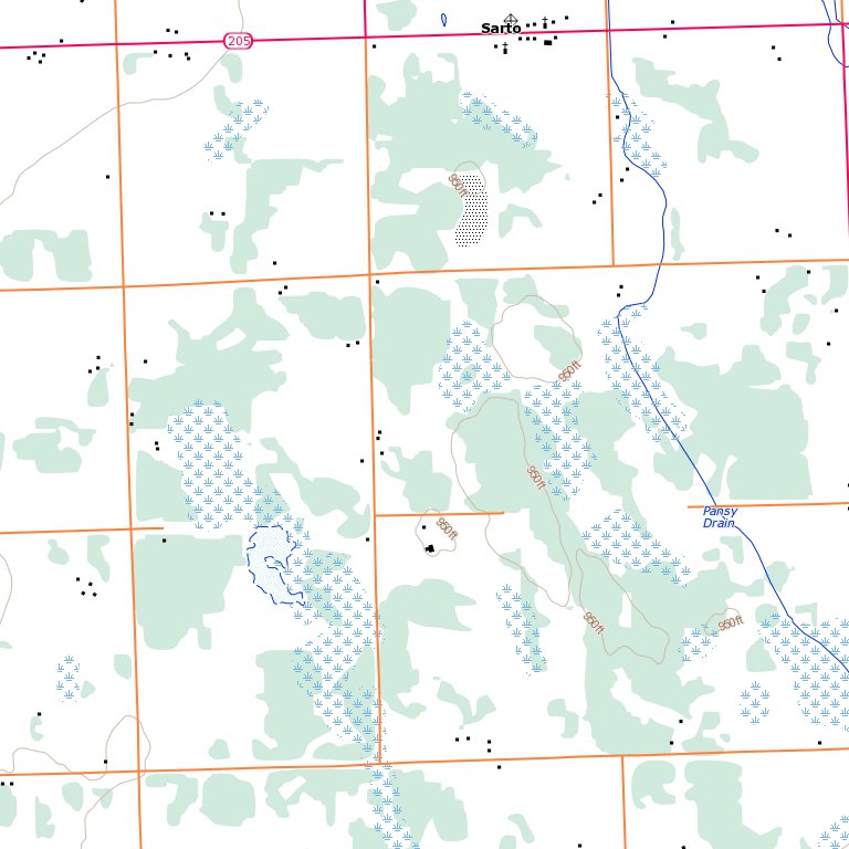 St. Malo, MB (062H07 Toporama) Map by Natural Resources Canada | Avenza ...