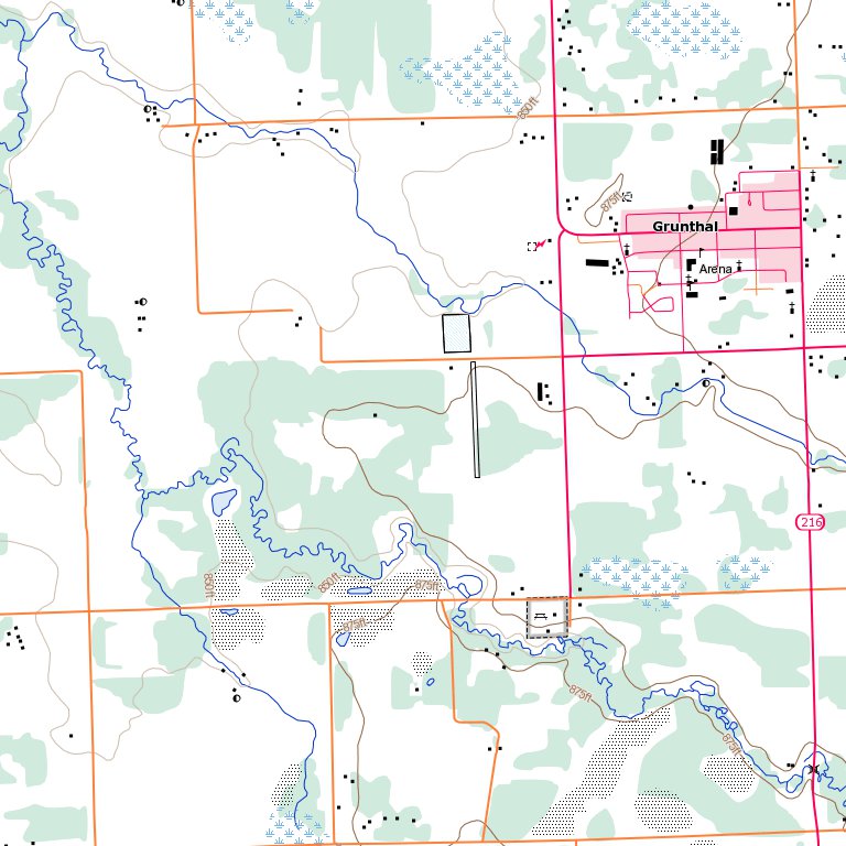 St. Malo, MB (062H07 Toporama) Map by Natural Resources Canada | Avenza ...