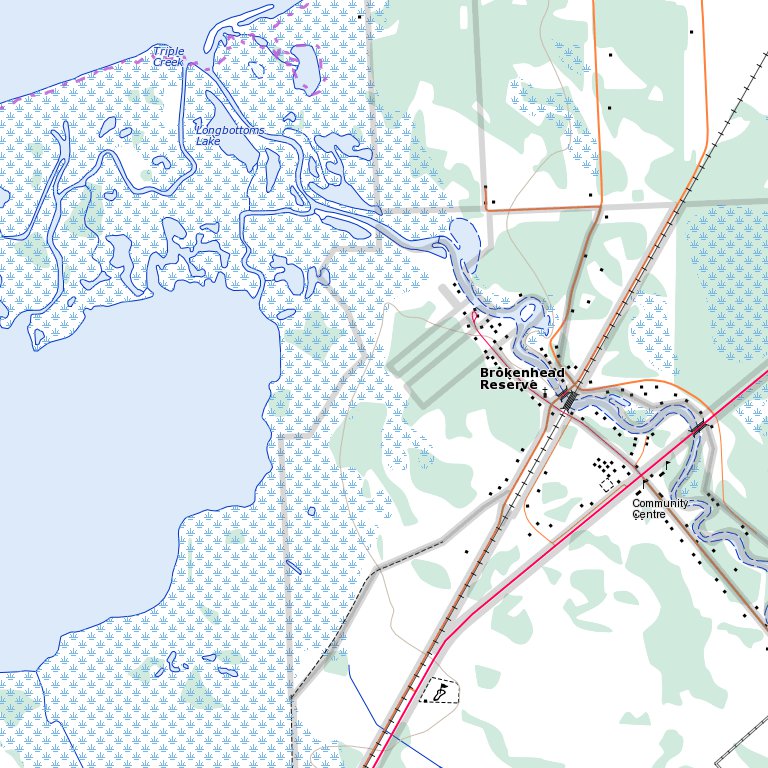 Netley Marsh, MB (062I07 Toporama) Map by Natural Resources Canada ...