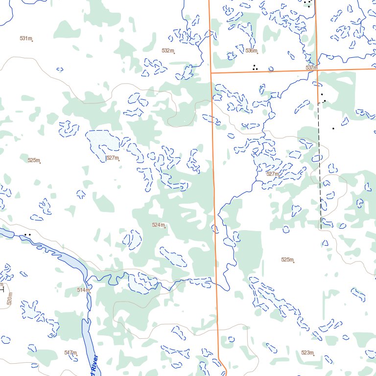 Sheho, SK (062M11 Toporama) Map by Natural Resources Canada | Avenza Maps