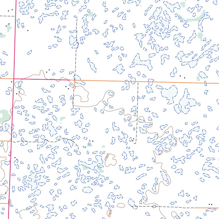 Calder, MB (062N04 Toporama) Map by Natural Resources Canada | Avenza Maps