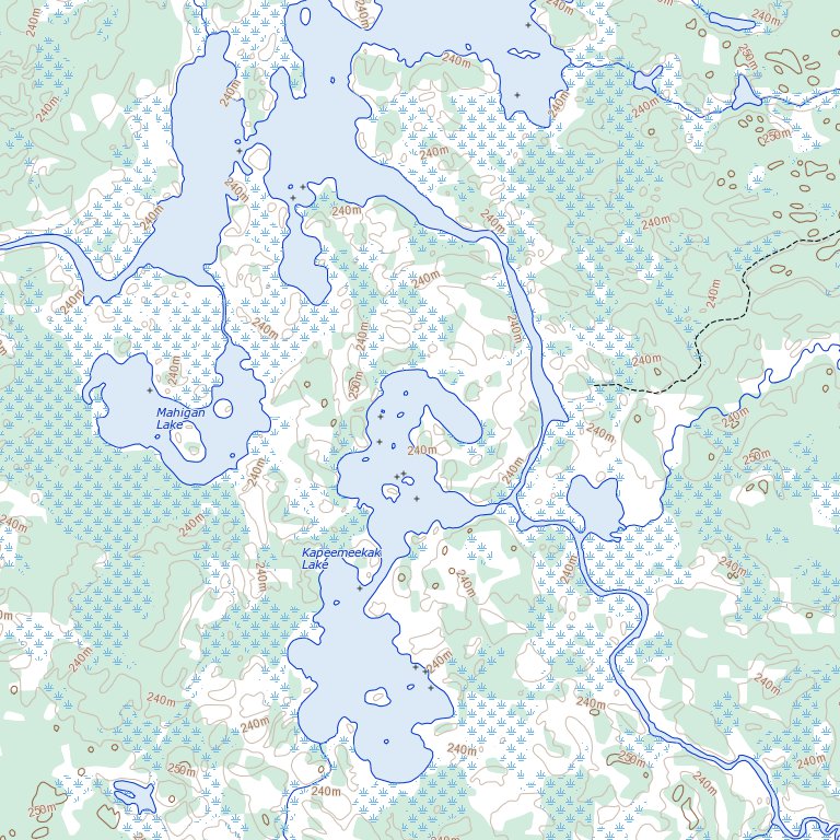 Shallow Lake (062P08 Toporama) Map by Natural Resources Canada | Avenza ...
