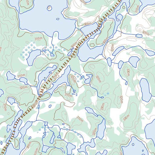 Corbett Lake, MB (064O11 Toporama) Map by Natural Resources Canada ...